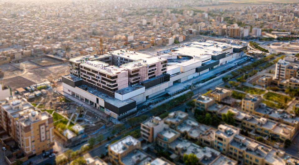 Home Page of the largest shopping mall in Iran